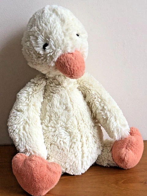 JELLYCAT BASHFUL DUCK Duckling beanie Plush Soft Toy £20.00 - PicClick UK