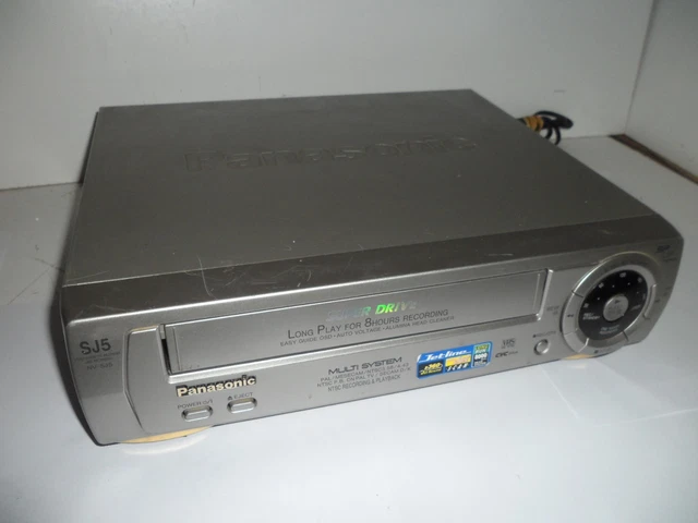 PANASONIC NV-SJ5 MULTI system VHS VCR Video recorder player PAL NTSC MESECAM £79.99 - PicClick UK