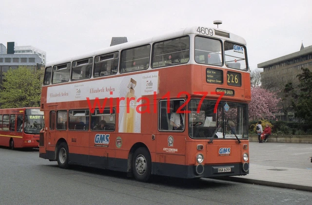 ORIGINAL BUS PHOTOGRAPHIC negative GM Buses South Atlantean 4609 ...