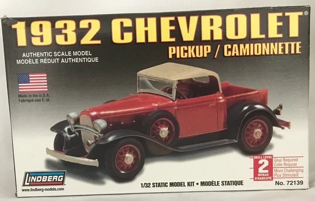 LINDBERG CAR KIT 1/32: 1932 Chevrolet Pickup Cat. No.: 72139 £0.99 ...