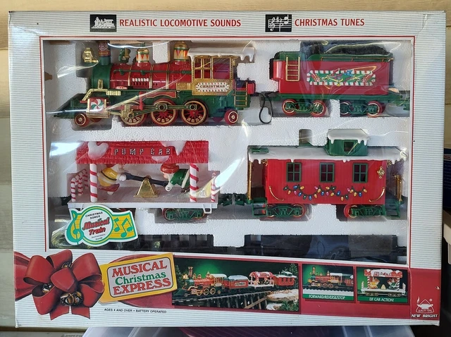 VINTAGE ANIMATED THE Holiday Express – Musical Holiday Train Set (1995 ...