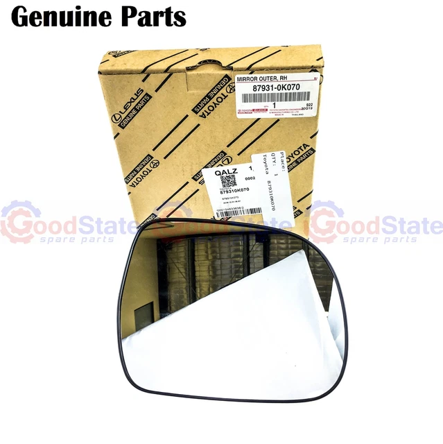 GENUINE TOYOTA HILUX TGN36 TGN26 Right RH Wing Side Mirror Glass $79.70 ...