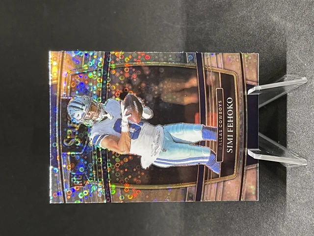 2021 PANINI SELECT Simi Fehoko #83 recrue disco Prizm Dallas Cowboys ...