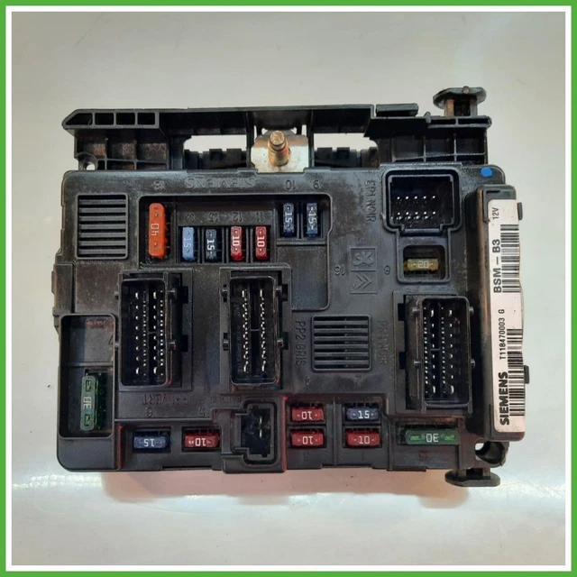 MODULE CENTRAL DE Contrôle BCM BSI SIEMENS C3 1ère Série 1.4 16V EUR ...