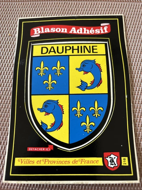 BLASON ADHÉSIF VILLES Et Provinces De France 216 Dauphine EUR 2,20 - PicClick FR