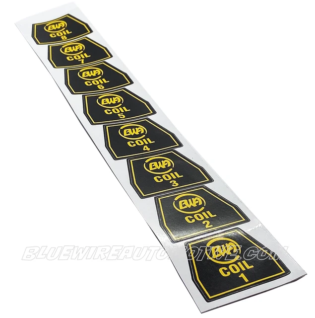 IGNITION RELOCATION COIL Label Sticker Kit Ls1 Ls2 Ls3 Ls7 Vt Vu Vy Vz ...