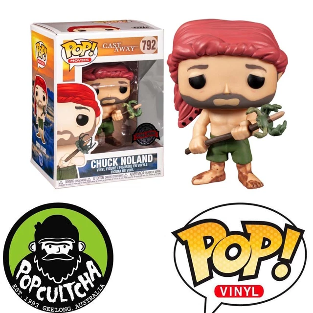 CAST AWAY - Chuck Noland with Spear Crab Pop! Vinyl Figure "New" $19.99 ...