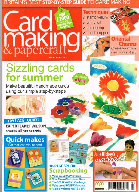 CARD MAKING & Papercraft Magazine - Issue 3 - August 2004 - no cover ...