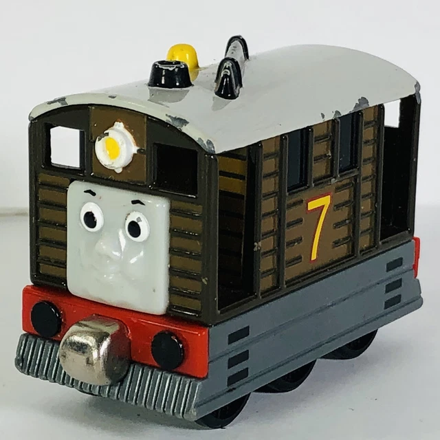 THOMAS THE TRAIN Toby Tram Diecast Metal Tank Engine Friends Car Brown ...