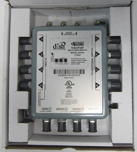 VIDEOPATH DPP44 MULTI-DISH Switch Ground Block Version w/ Manual Bell ...