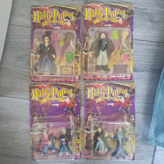 RARE BOOTLEG HARRY Potter Magic Series Figurines Set Of 6 Vintage ...