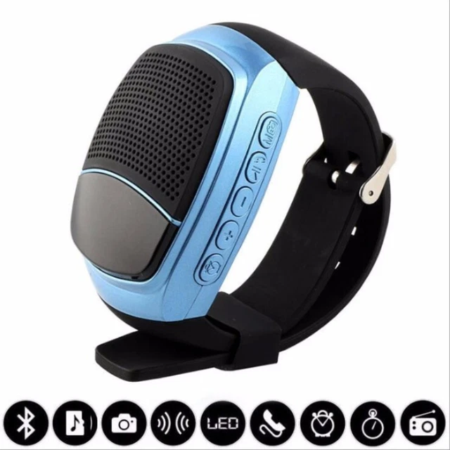 PORTABLE FM BT Radio Wrist Watch Watch Bluetooth Speaker Speaker EUR 25 ...