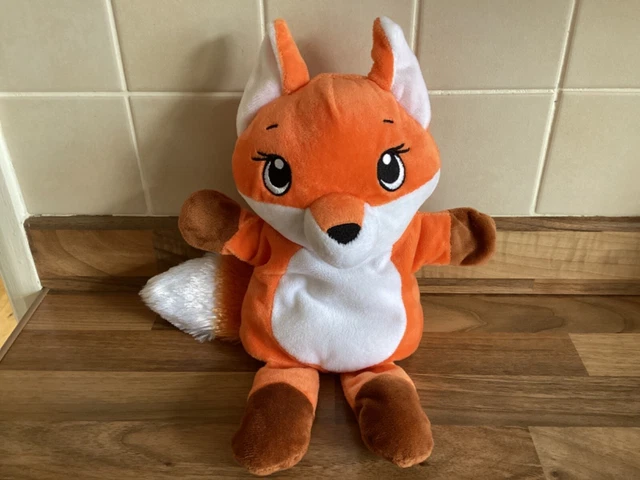 LITTLE TOWN 9& Red Fox Hand Glove Puppet Orange Brown Plush Soft Toy ...