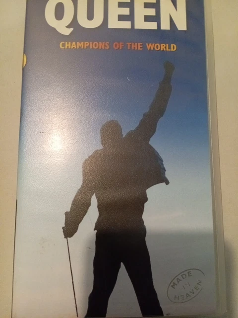 QUEEN, CHAMPIONS OF The World (VHS, 1995) £3.00 - PicClick UK