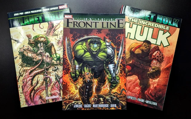 PLANET HULK AND World War Hulk Graphic Novel Bundle £16.00 - PicClick UK