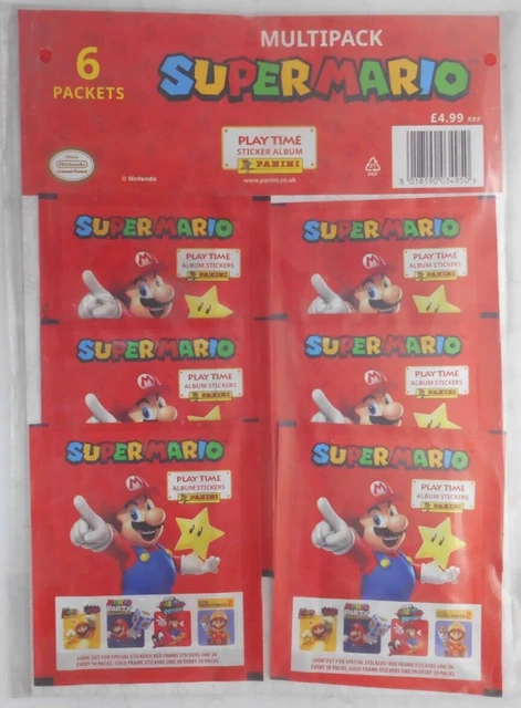 PANINI SUPER MARIO Collection Multipack (6 Packets) £9.99 - PicClick UK