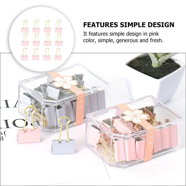 15 PCS METAL Binder Clips Office File Clamps Book Binding Supplies $16. ...