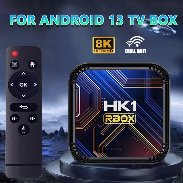 NEW SMART TV BOX for Android 13.0 5G WiFi 8K HD Quad Core Media Player ...