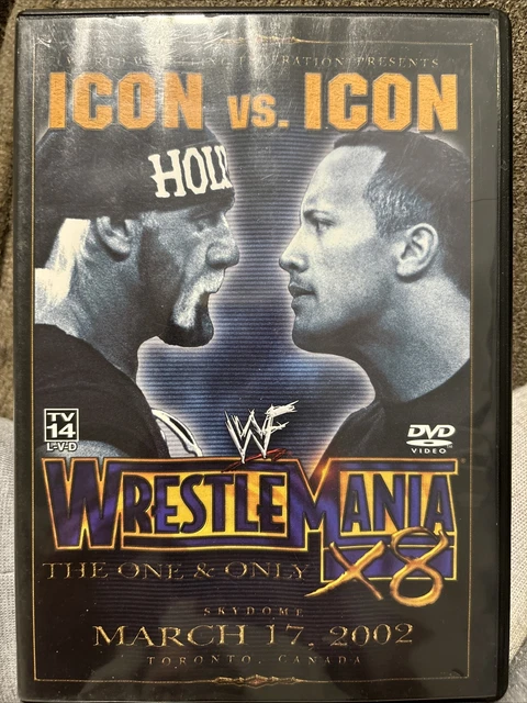 WWF WRESTLEMANIA X8 DVD 2002 The Rock vs. Hulk Hogan $31.02 - PicClick CA