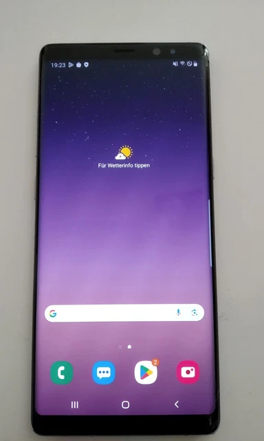 SAMSUNG GALAXY NOTE8 Duos SM-N950F/DS 64GB Orchid Gray Ohne Simlock ...
