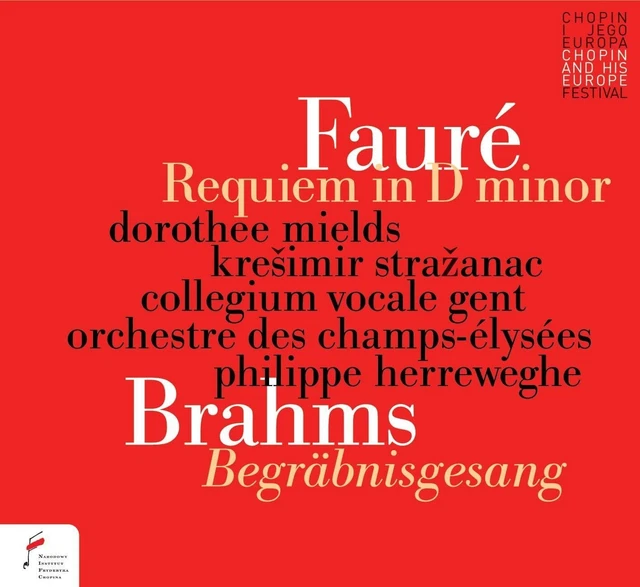 GABRIEL FAURE FAURÉ: Requiem in D Minor/Brahms: Begräbnisgesang (CD ...