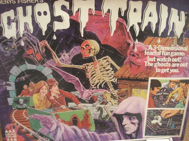 GHOST TRAIN GAME - Denys Fisher - 1974 - Ghost Train - 100% - Haunted ...