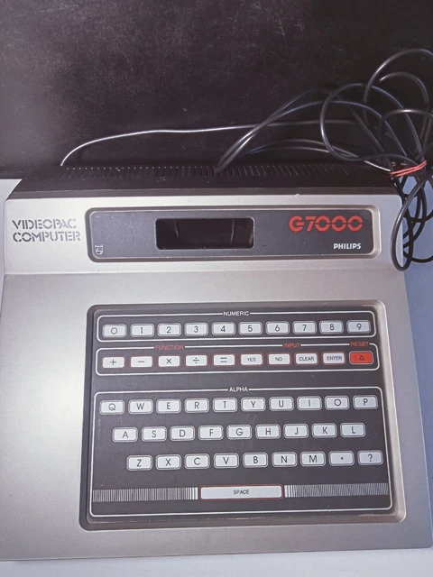 CONSOLE JEU VIDÉO Philips G7000 Videopac Computer EUR 34,99 - PicClick FR