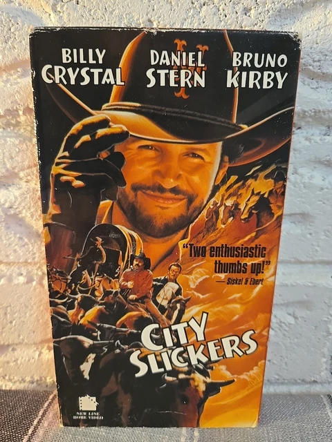 CITY SLICKERS (VHS, 1991, New Line Cinema) Billy Crystal Jack Palance ...