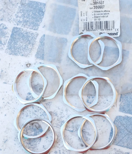 LOT DE 10 Legrand RTA 86607 écrous en laiton G1 1/2 EUR 25,00 - PicClick FR