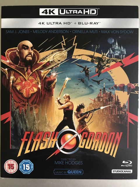 FLASH GORDON 4K Uhd Remastered Blu-Ray Sam J Jones 1980 New Sealed + Slipcover📀 EUR 32,18 ...