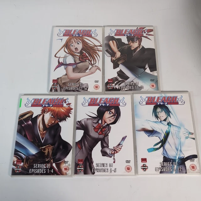BLEACH SERIES 01 Bundle Episodes 1-20 DVD Set PAL £7.06 - PicClick UK