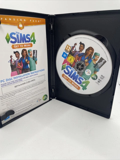 THE SIMS 4 Get to Work PC CD ROM Video Game Free Fast Post Aus Seller ...