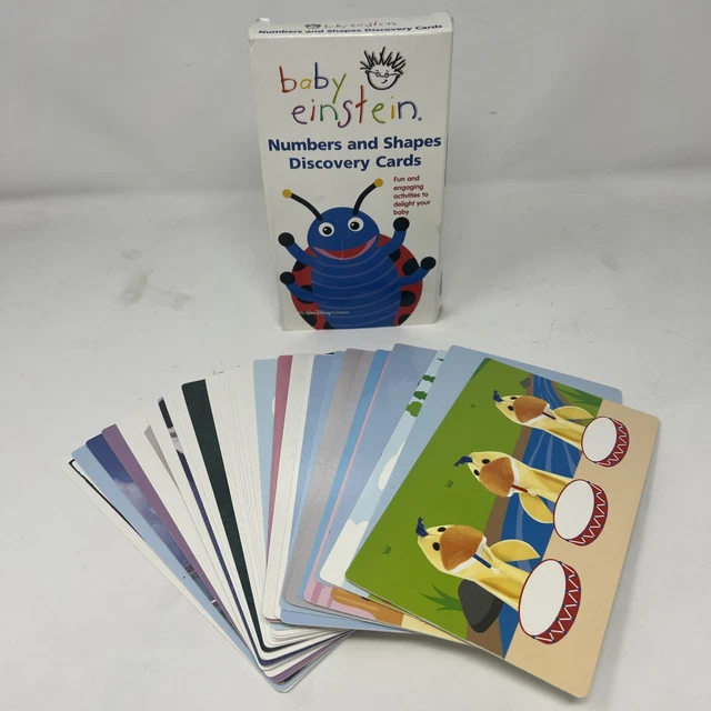 BABY EINSTEIN NUMBERS and Shapes Cards Set 29 Complete Parent's Guide ...