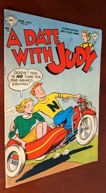 A DATE WITH Judy #29 Fine- DC Comics 1952 Golden Age Comic! Fun Cover ...