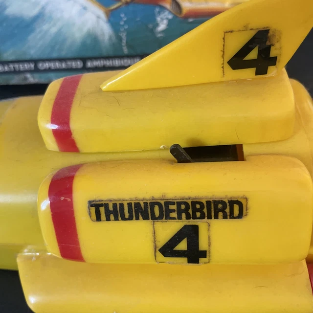 THUNDERBIRDS JR21 THUNDERBIRD 4 BOXED NICE CONDITION DISPLAYS WELL see ...