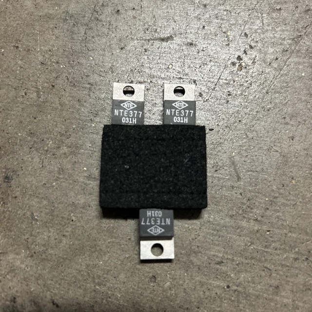 NTE377 NPN TRANSISTOR Power Amp Driver, 80V 10A TO-220 (x3 pieces) $8. ...