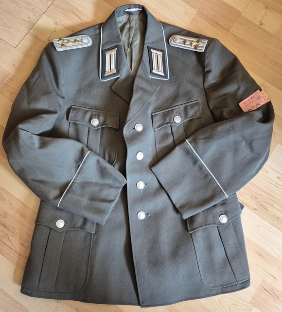 ORIGINAL UNIFORM JACKE k 52 L Volksarmee NVA DDR LaSK Hauptmann ...