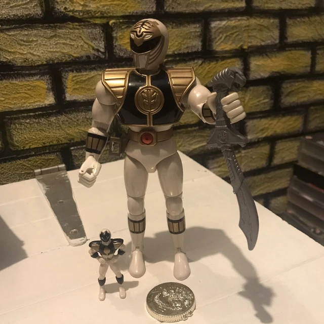 MIGHTY MORPHIN POWER Rangers White Tigerzord Bandai 1993 Boxed 90s £180 ...