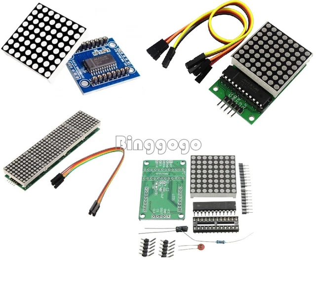 MAX7219 8X8 LED Punkt Matrix Modul Dot Matrix Module for Arduino Raspberry Pi EUR 2,27 - PicClick DE