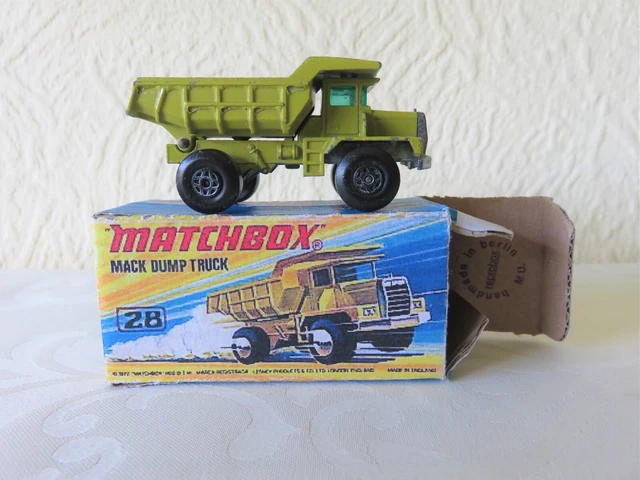 MATCHBOX 28 MACK Dump Truck Superfast Modellauto EUR 5,05 - PicClick DE