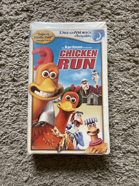 CHICKEN RUN (VHS, 2000) Peter Lord Nick Park Mel Gibson Cult Animation ...
