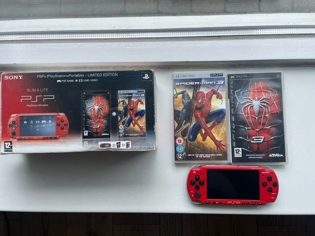 SONY PLAYSTATION PORTABLE Spider-Man 3 Limited Edition Collector's item ...