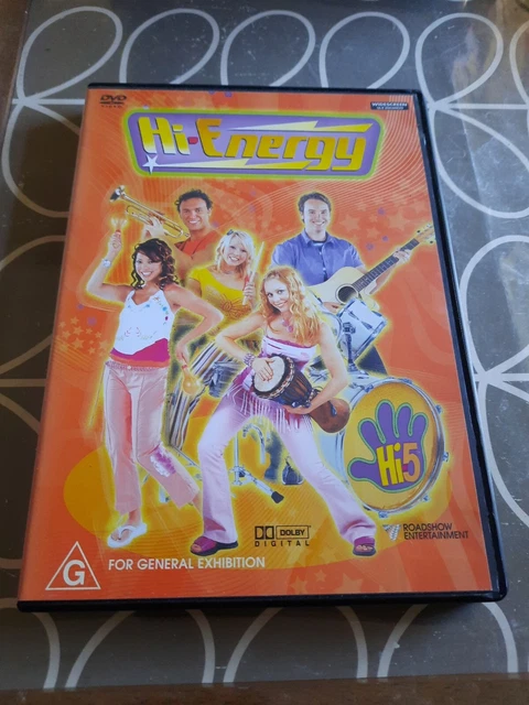 Hi 5 Hi Energy Dvd 2003 Pal R4 Media Has Scratches Disc Case Damaged