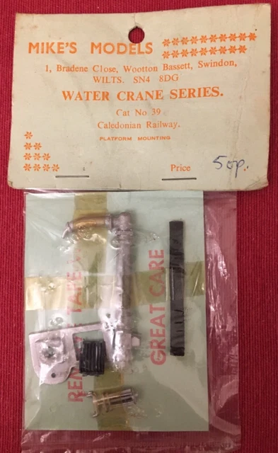 MIKE’S MODELS OO Scale Water Crane Series. Caledonian Railway Cat.No.39 ...