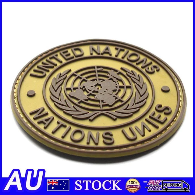 INTERNATIONAL U.N UN United Nations Genuine Shoulder Patch Badge Mud ...