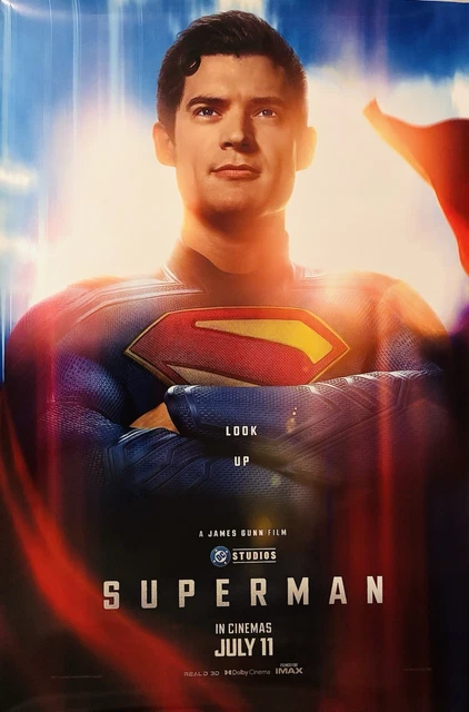 SUPERMAN 2025 CINEMA One Sheet Poster 27"x40" (69x102cm) £63.12 ...
