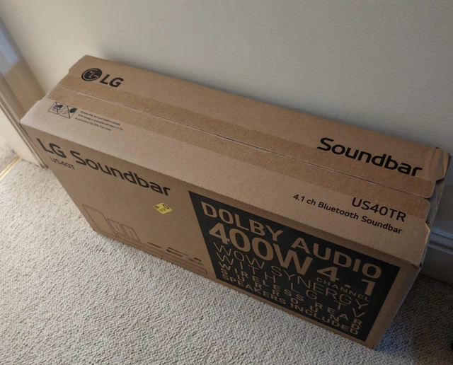 LG US40TR 4.1CH soundbar with subwoofer and rear speakers £179.33 ...