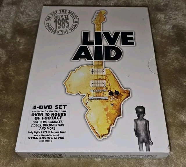 UK 4 DISC DVD Box Set. COMPLETE LIVE AID. July 13th 1985. FULL LENGTH ...