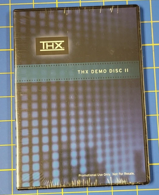 THX DEMO DISC II Promo DVD With Glasses HT Setup THX Optimizer 2.0 New ...