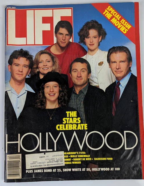 LIFE MAGAZINE HOLLYWOOD Stars April 1987 Tom Cruise Deniro Ford Hanks £ ...